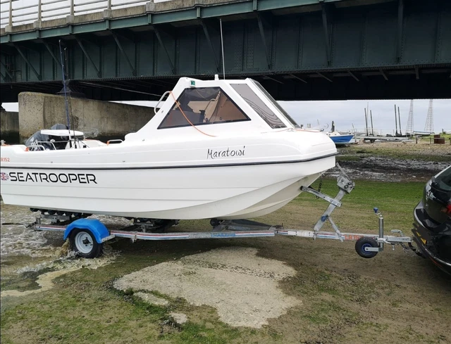 SEAHOG SEATROOPER 16FT Fishing Boat not warrior 165 150 seajeep samurai ...