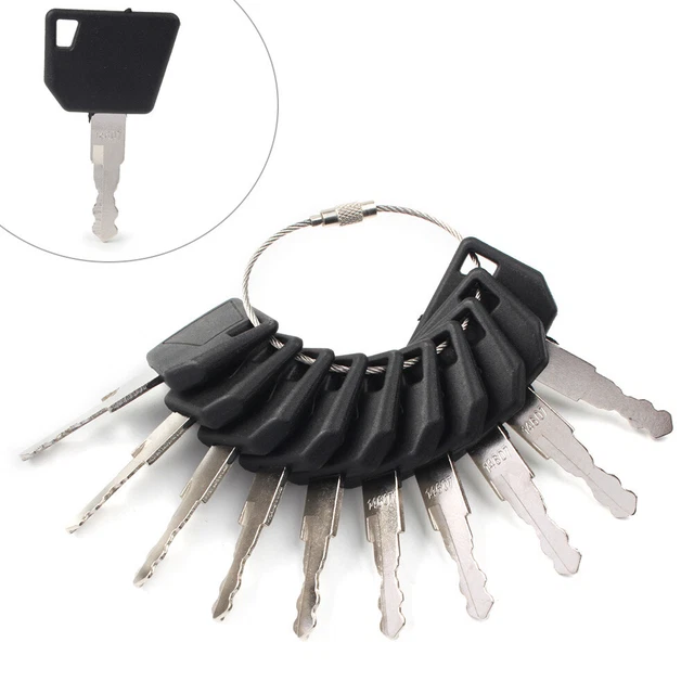 IGNITION KEYS FIT JCB Caterpillar Dynapac Volvo #14607 701/45501 422455 ...