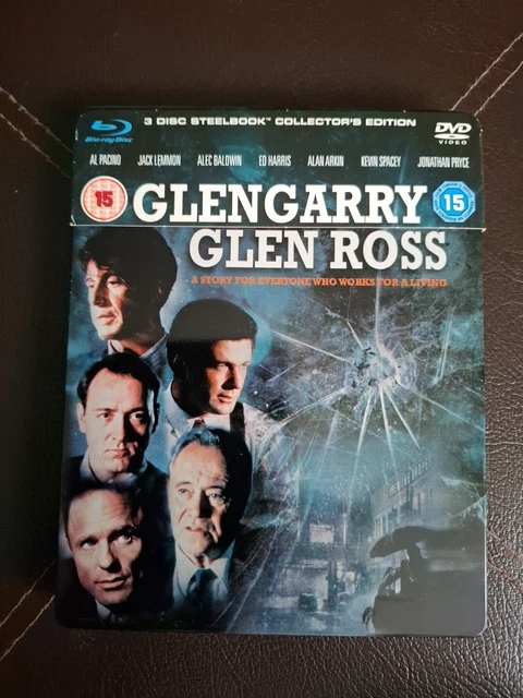 GLENGARRY GLEN ROSS Blu-ray SteelBook / 3 Disc Edition ITV Studios OOP ...