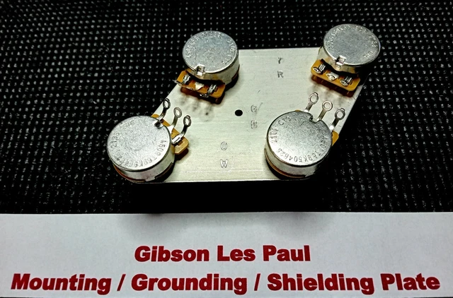 GIBSON LES PAUL Shielding & Grounding Control Plate - Heavy Duty Metal ...