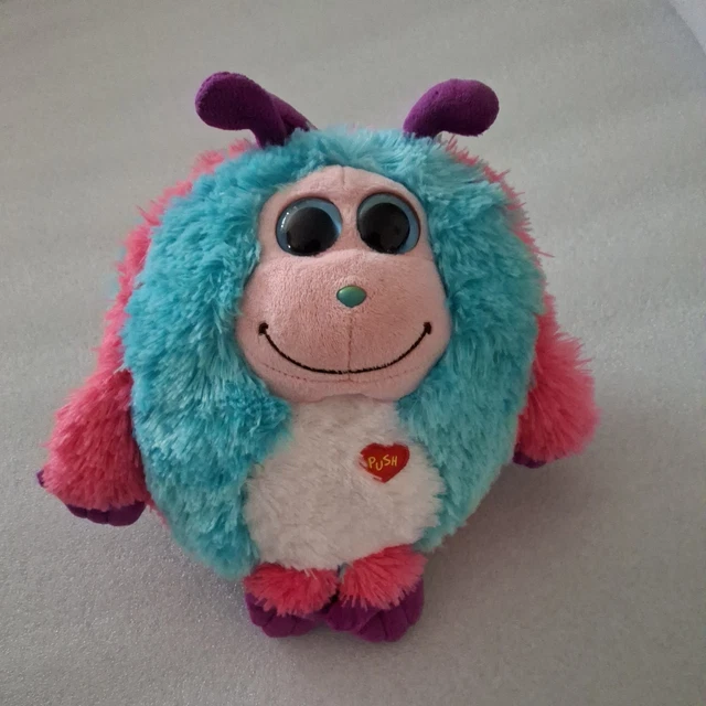 MONSTAZ JAZZY PLUSH Toy by Ty . 8" Talking. Non replaceable battery ...