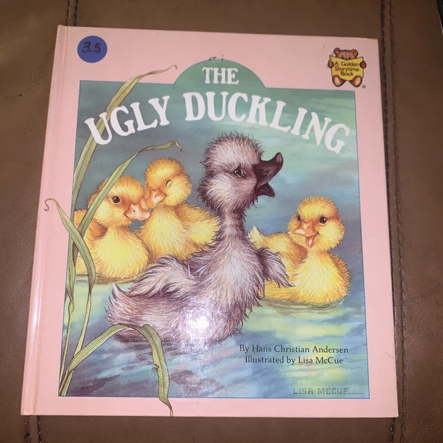 THE UGLY DUCKLING-HANS Christian Andersen A Big Golden Hard Cover Book ...