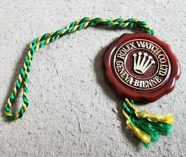 ROLEX RED TAG Seal 1980's for any models large crown newoldstock EUR ...