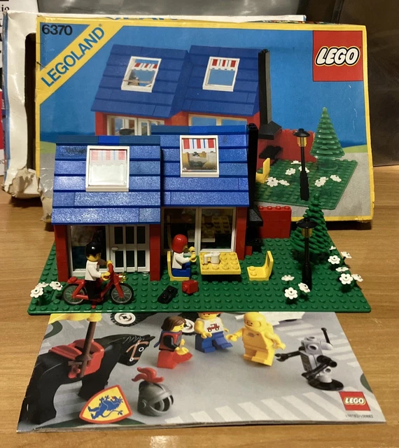 LEGO 6370 WEEKEND Home Legoland Città Con scatola libretto City Vintage ...