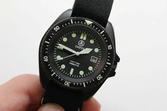 COOPER SUBMASTER 300M PVD SPECIAL FORCES SAS SBS MILITARY DIVER WATCH £ ...