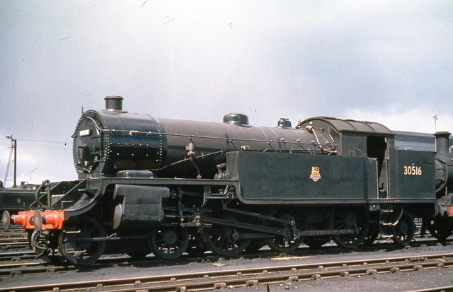 COLOUR RAIL SLIDE, BRS4, former LSWR, B4 class, 30083, Eastleigh, Feb ...