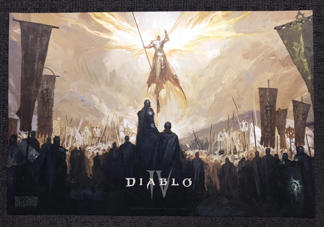 DIABLO 4 IV Game Limited Edition Preorder Lithograph Print - Poster ...