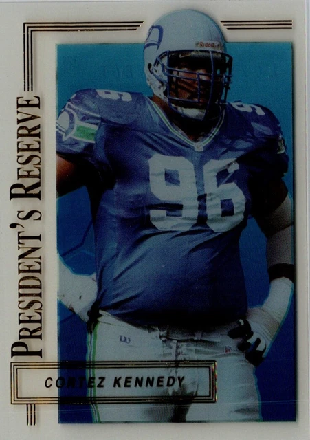 1996 COLLECTOR'S EDGE President's Reserve Cortez Kennedy #378 Seahawks de Seattle EUR 2,20 ...