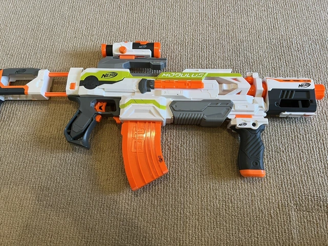 NERF MODULUS ECS-10 Motorised Blaster With Attachments, No Ammo Include ...