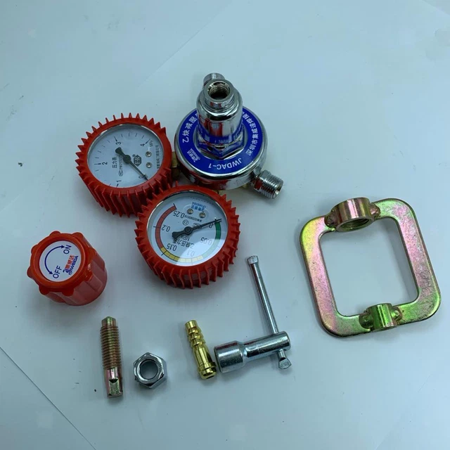 COPPER ACETYLENE OXYGEN Gas Regulator Pressure Reducer Tool 8mm Outlet ...