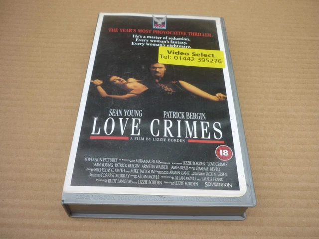 LOVE CRIMES VHS Video Big Box Ex Rental £5.00 - PicClick UK