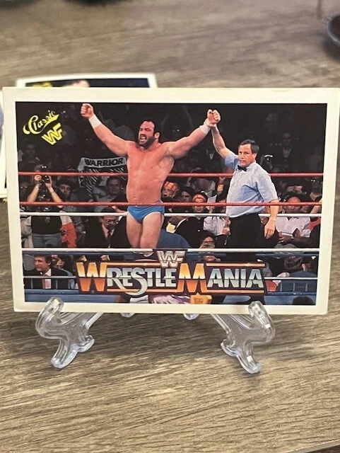 HERCULES 1990 CLASSIC WWF Wrestle Mania V #81 Hercules WWE Donald Trump ...
