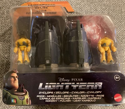 DISNEY PIXAR LIGHTYEAR Hyperspeed Series Zyclops Pods Set with Figures ...
