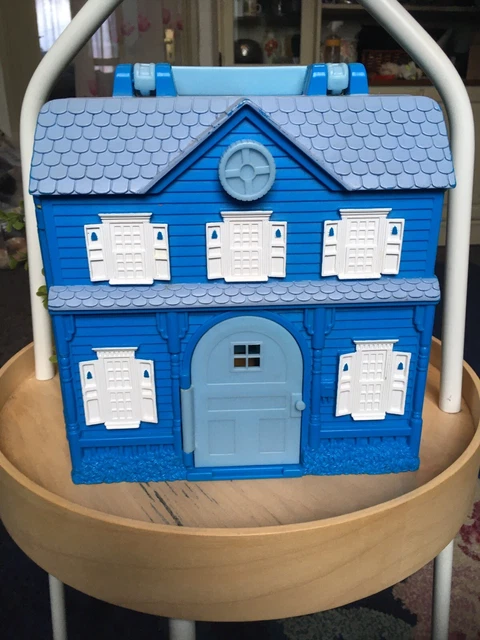 BEAR IN THE Big Blue House Carry Along PlaySet House Vintage Toy £30.00 ...