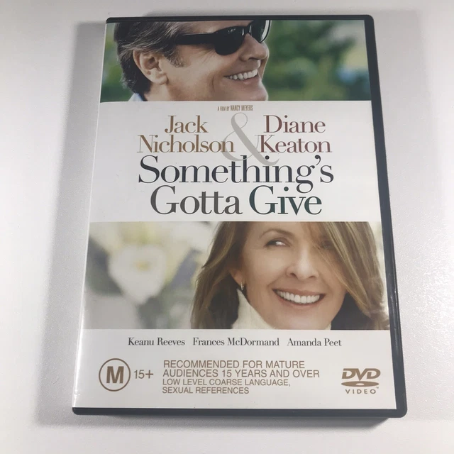 Somethings Gotta Give Dvd Region 4 Pal Diane Keaton Jack Nicholson