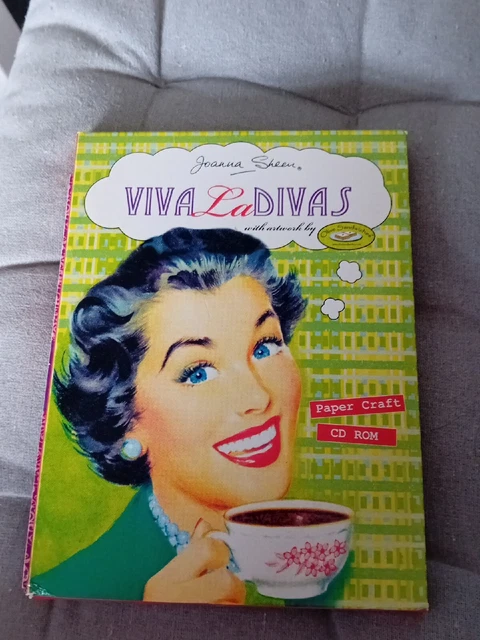 JOANNA SHEEN VIVA La Divas CD-ROM Papercraft Toppers Découpage ...