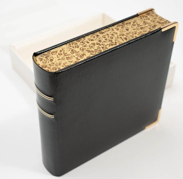 SPICER HALLFIELD PHOTO Album Elizabethan Salisbury Grey 15 Pages Black ...