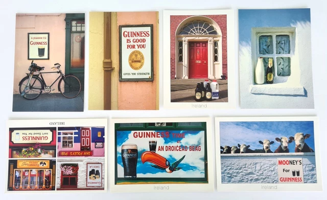 GUINNESS POSTCARD SET, c1990s #19 £10.73 - PicClick UK