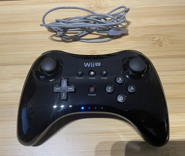 GENUINE NINTENDO WII U Pro Controller Black $45.00 - PicClick AU