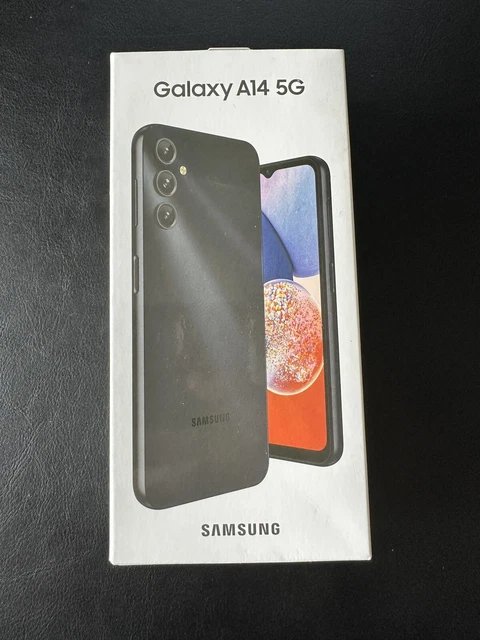 SAMSUNG GALAXY A14 5G 64 GB Black Dual SIM _NEW ORIGINAL PACKAGING_ $1. ...