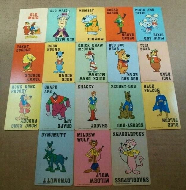 1979 OLD MAID/HANNA-BARBERA Spielkarten ~ Laff-a-Olympics (Scooby-Doo ...