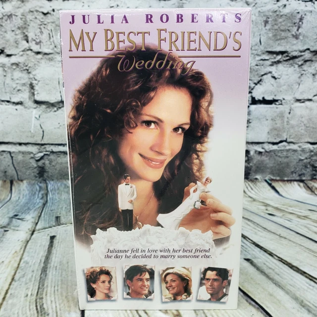 MY BEST FRIENDS Wedding (VHS Tape Movie, 1997) Julia Roberts, Cameron ...