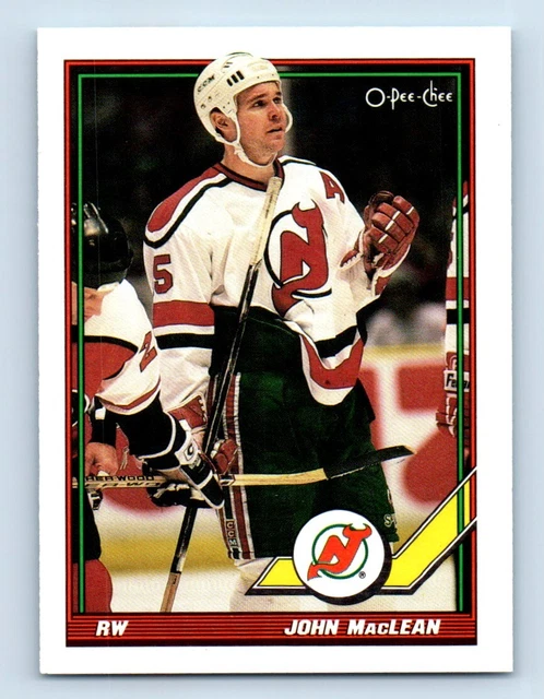 1991-92 O-PEE-CHEE JOHN MacLean New Jersey Devils #239 EUR 0,80 ...