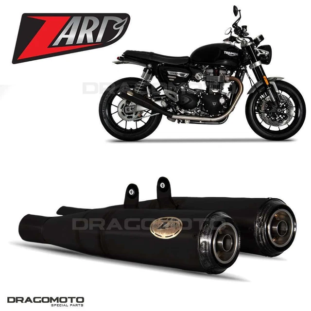 TRIUMPH THRUXTON R 2023 ZARD Scarico CONICAL Omologato CC ZTP005S10SCO-B EUR 1.628,09 - PicClick DE