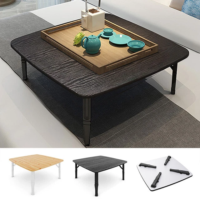 JAPANESE DESK FOLDING Coffee Table Space Saving Portable Laptop Coffee ...