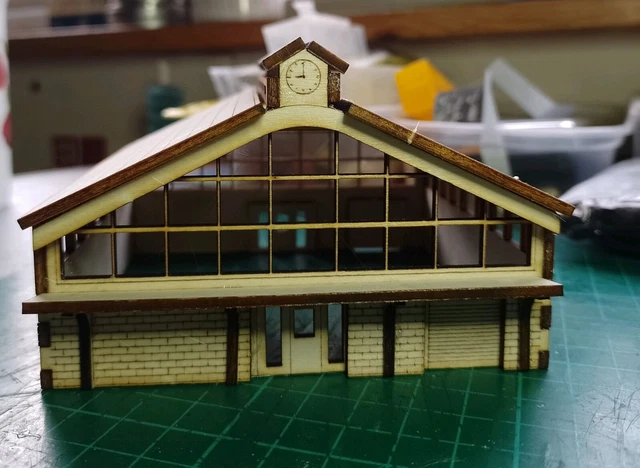 N GAUGE BUILDINGS kits Modern Station Building £20.48 - PicClick UK