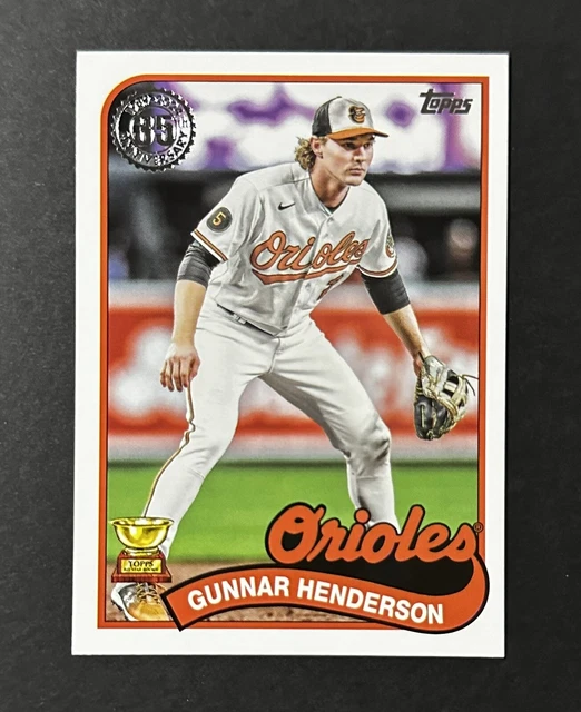 GUNNAR HENDERSON #89B2-10 - 2024 Topps Series 2 35th Anniversary Rookie ...