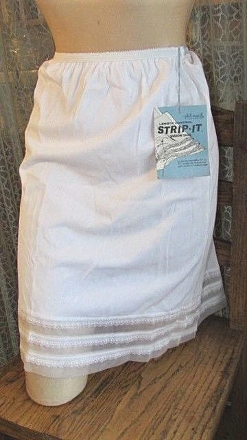 HALF SLIP SLIP Small Philmaid Vintage Lingerie Slip Bianco Nylon ...