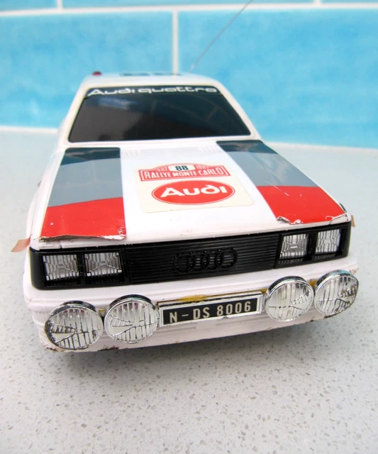 VINTAGE TAIYO AUDI QUATTRO Radio Racer Remote Control Car And Box Japan ...