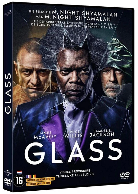 GLASS (DVD) ANYA Taylor-Joy James McAvoy Bruce Willis Samuel L. Jackson ...