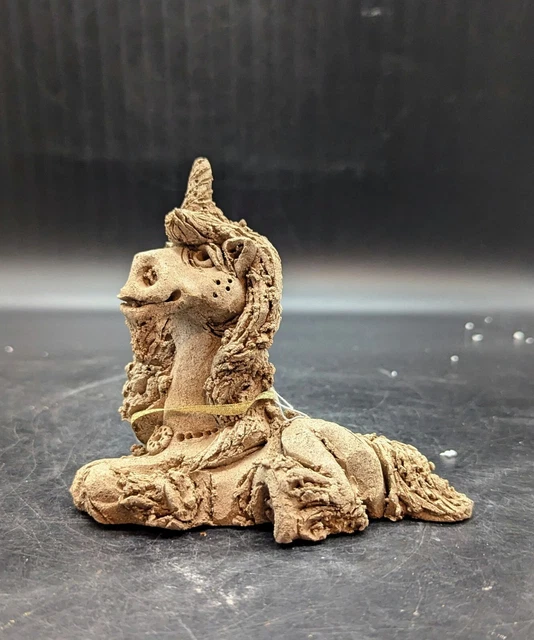 VINTAGE CHRISTOPHER BUHNER Studio Whimsical Clay Unicorn Sculpture ...