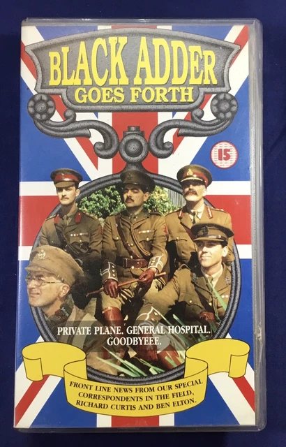 BLACK ADDER GOES Forth The Complete, Rowan Atkinson, BBC, VHS Video £2. ...