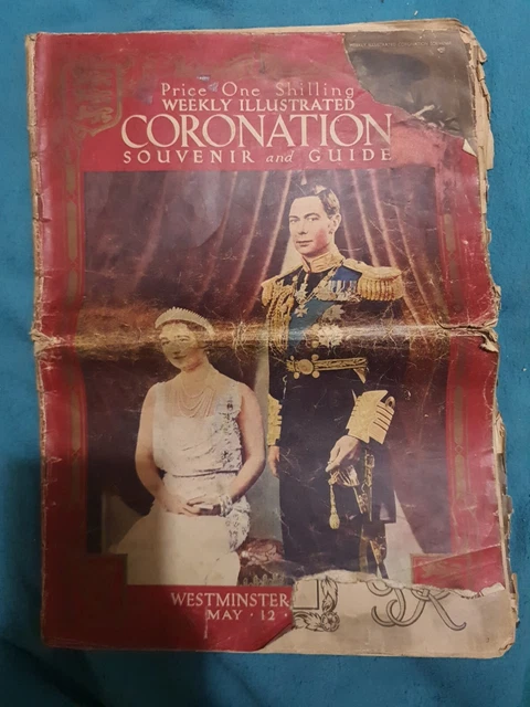 CORONATION OF KING George VI and Queen Elizabeth Weekly Illustrated ...
