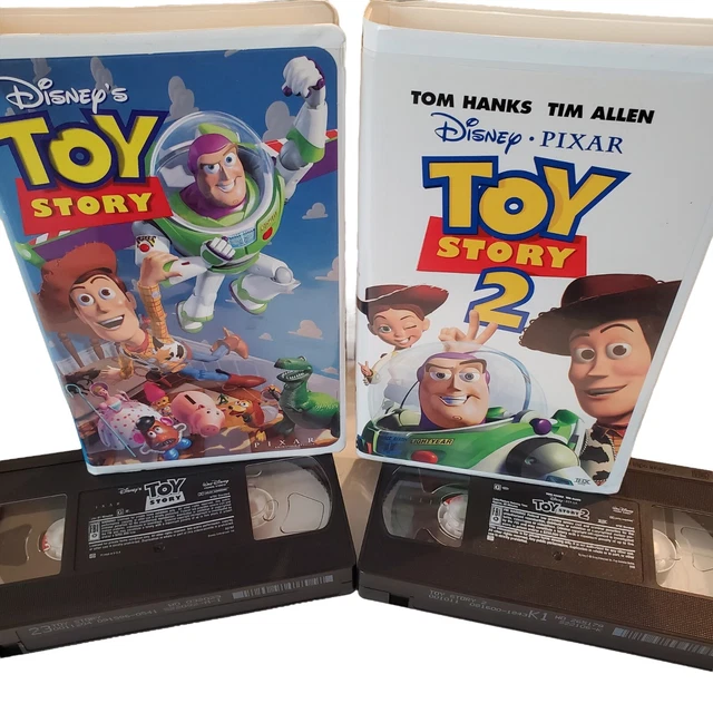 DISNEY PIXAR LOT of 2 VHS Toy Story 1 and Toy Story 2 Clamshell $6.69 ...