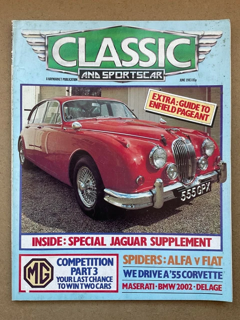 CLASSIC & SPORTSCAR Magazine - June 1983 - Alfa Spider v Fiat 124, BMW ...