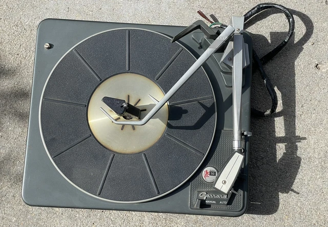CLASSIC GARRARD MODEL 50 UK Stereo Console Phonograph Record Player £42 ...