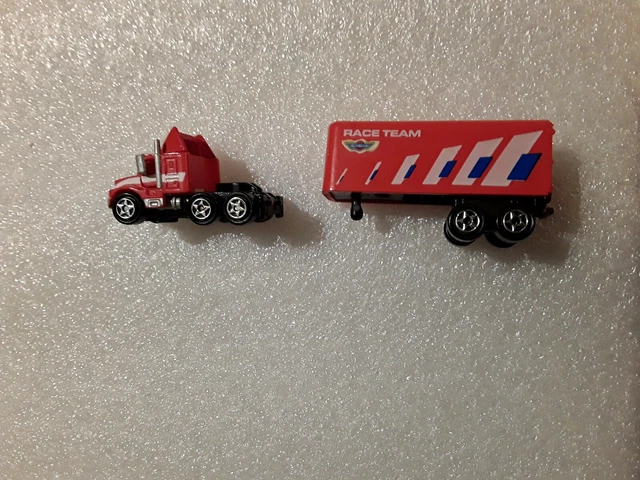 MICRO MACHINES SEMI Box Truck camion micromachines galoob race team EUR ...
