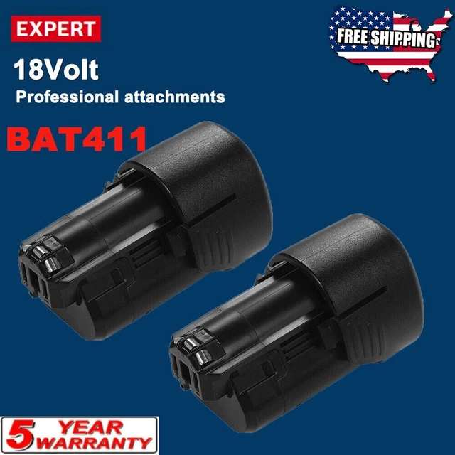 2PACK FOR BOSCH BAT411A 12V Max 4.0Ah Lithium-Ion Battery BAT411 BAT413 ...