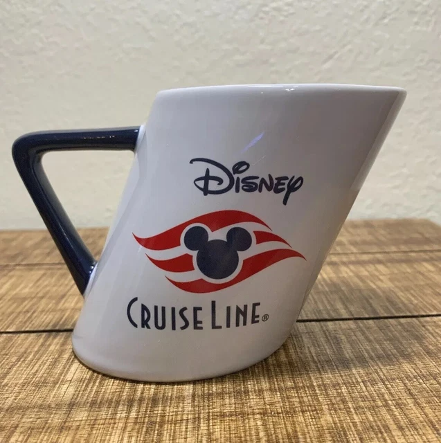 DISNEY ~ CRUISE Line Slanted Smoke Stack Coffee Mug Cup Mickey Mouse ...