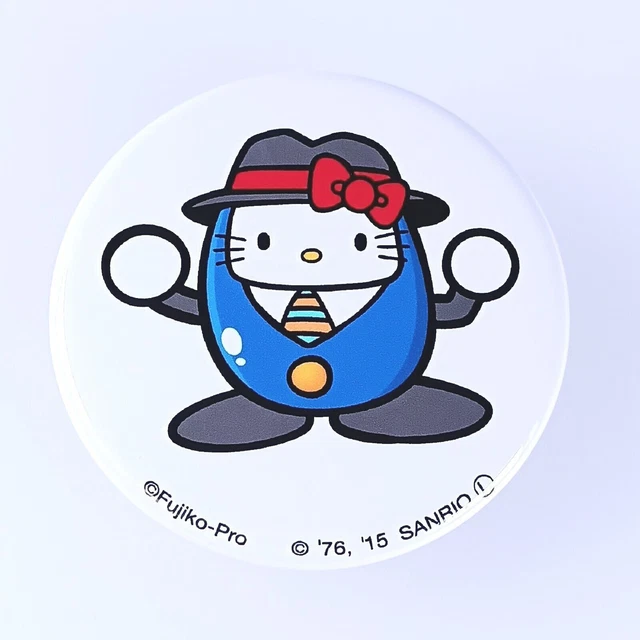 DORAEMON × HELLO Kitty Sanrio Can Badge Japanese From Japan F/S EUR 14 ...
