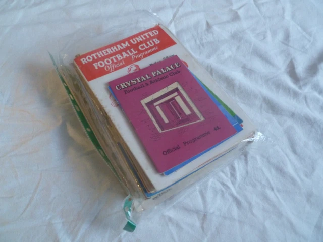 MY PRIVATE COLLECTION of 1950 's football programmes 100 in total 1 of ...