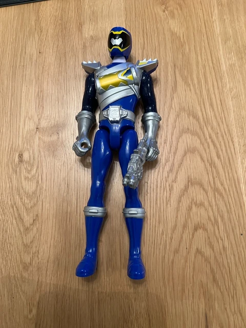 POWER RANGERS DINO Super Charge 30cm Blue Ranger with Morpher Blaster ...