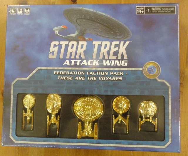 STAR TREK ATTACK Wing Federation Faction Pack: These are the Voyages ...