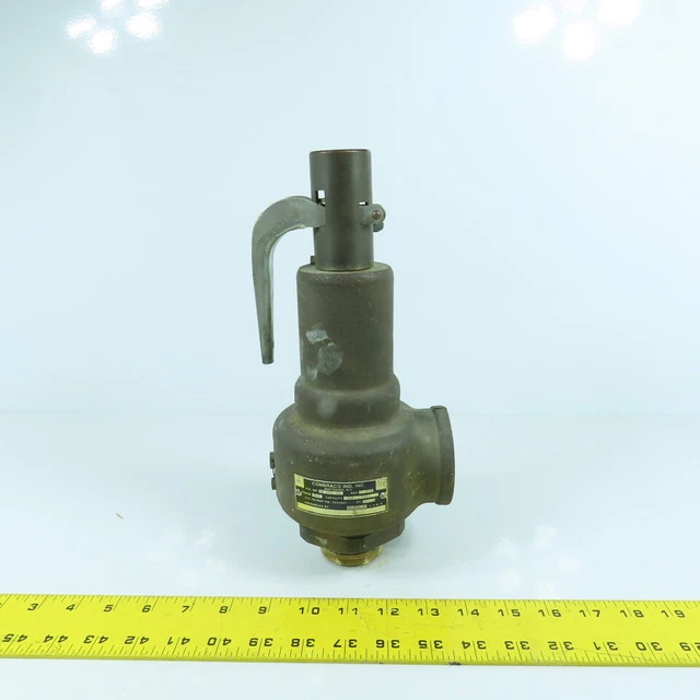 CONBRACO 19-602-35 SAFETY Pressure Relief Valve 1-1/2" NPT 150PSI 2501 ...