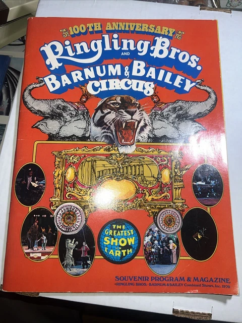 1970 RINGLING BROTHERS & Barnum & Bailey Circus Souvenir Program ...