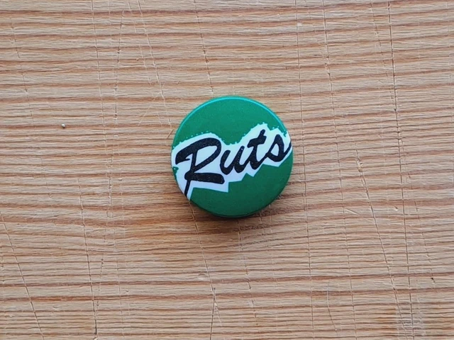 THE RUTS - GREEN LOGO ORIG VINTAGE UK 1970's / 1980's PIN BADGE RARE ...